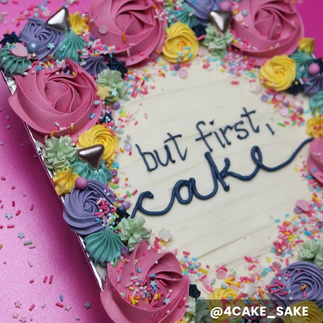 How to Level Up A Simple Traybake with Bold Frosting - The Cake ...