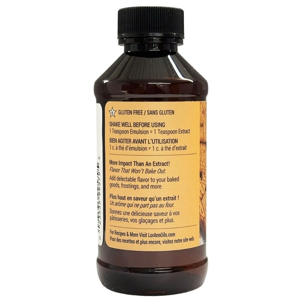 Cookie Butter Baking Emulsion 4oz | Lorann Flavours | Baking Emulsion ...